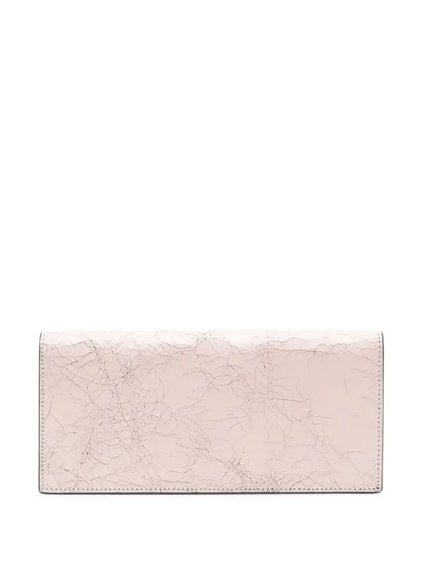 Acne Studios Logo-patch Leather Wallet - Pink