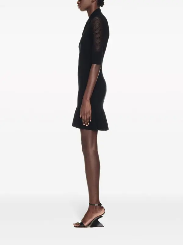 Off-White Arrow Fishnet Minidress