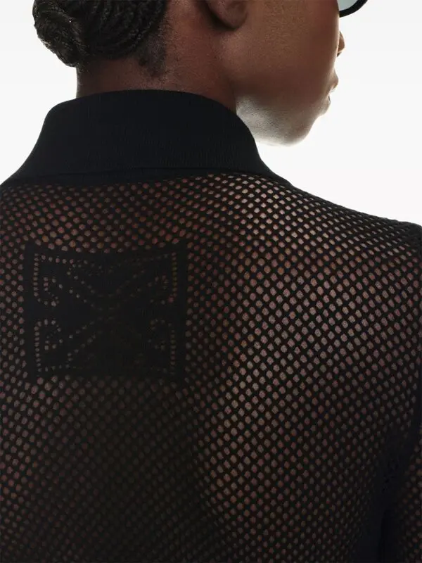 Off-White Arrow Fishnet Minidress
