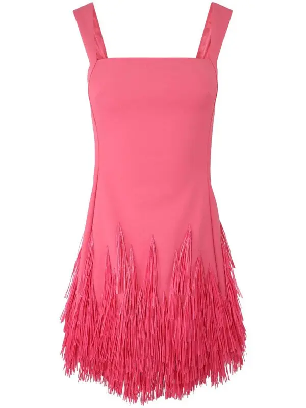 strapless open back dress BRING IT EMBELLISHED COWL NECK MINI DRESS IN HOT PINK – AKIRA main image 0