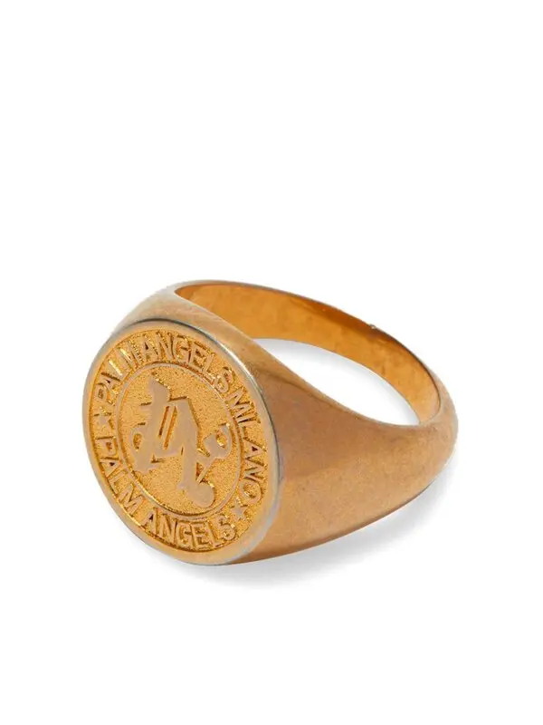 Palm Angels Monogram Signet Ring