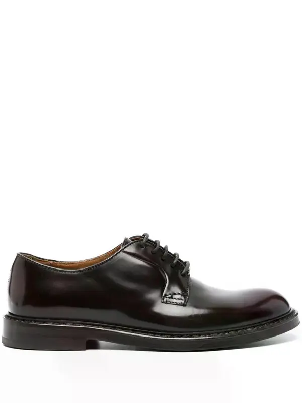 DOUCAL'S Panelled Leather Derby Shoes