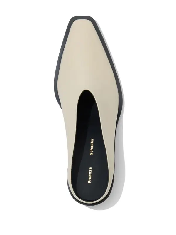 Proenza Schouler Bronco Leather Mules