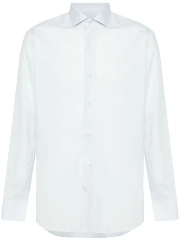 D4.0 Slub-texture Shirt - Blue