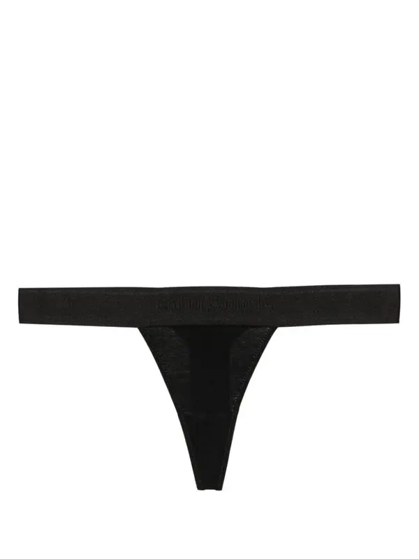 Palm Angels Logo-tape Stretch-cotton Thong