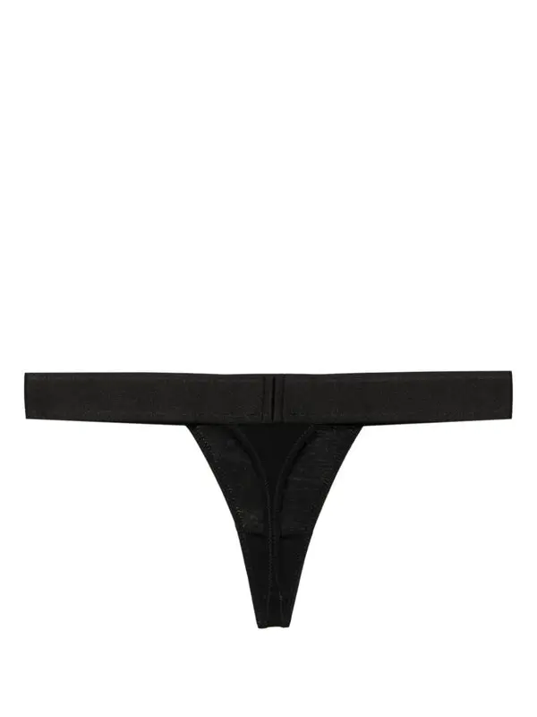 Palm Angels Logo-tape Stretch-cotton Thong