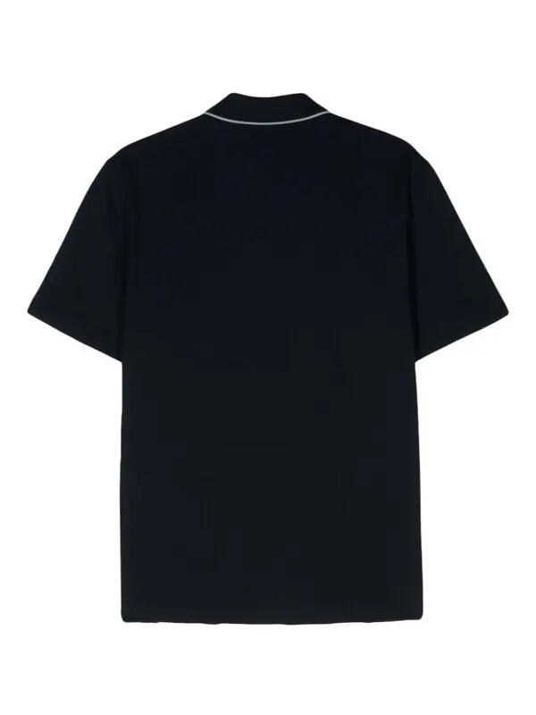 Brioni Logo-embroidered Cotton Polo Shirt