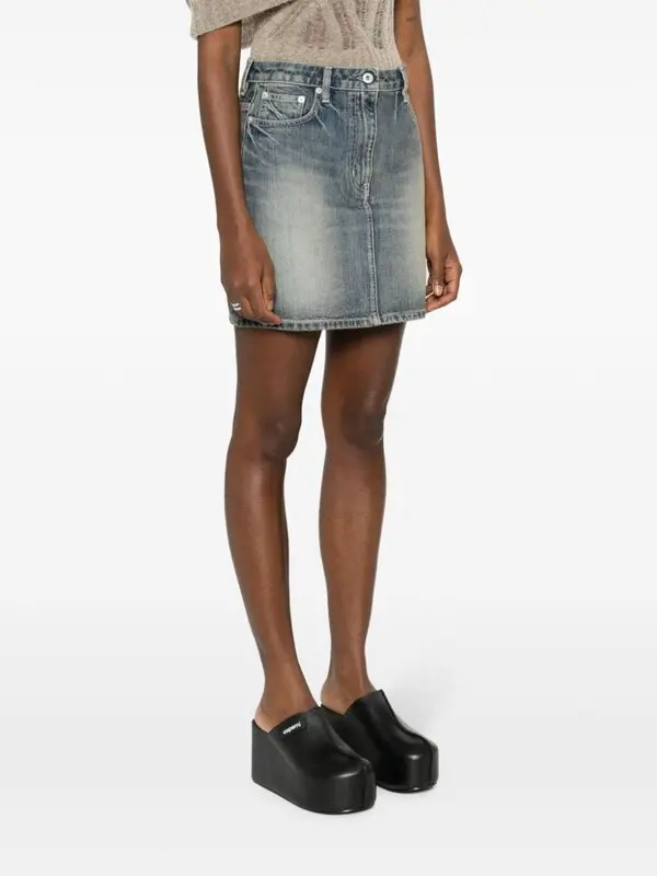 Kenzo Logo-embroidered Miniskirt