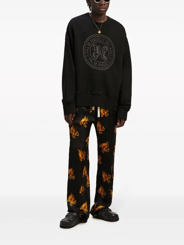 Palm Angels Milano Studded Sweatshirt