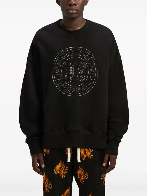 Palm Angels Milano Studded Sweatshirt