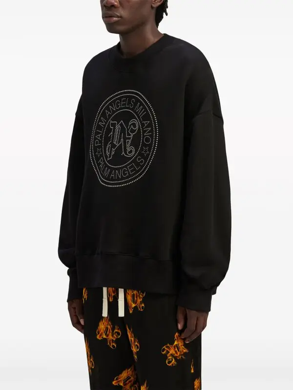 Palm Angels Milano Studded Sweatshirt