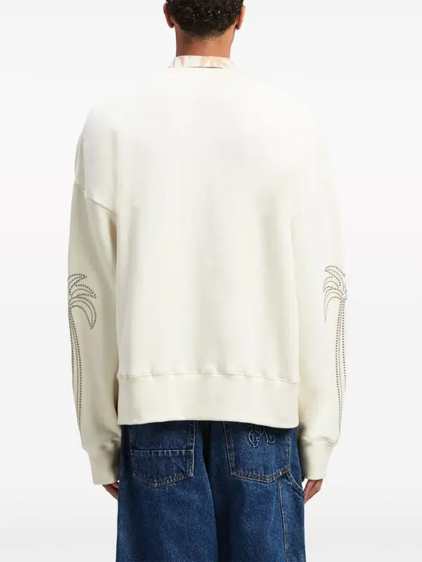 Palm Angels Palms Milano Studded Sweatshirt