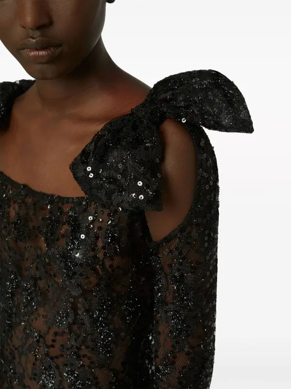 nina ricci sequin embellished dress Nina Ricci Mini Sequin Fringe Dress 38