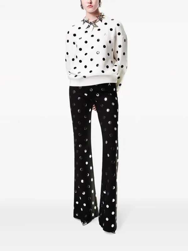 AREA Polka-dot Cotton Sweatshirt