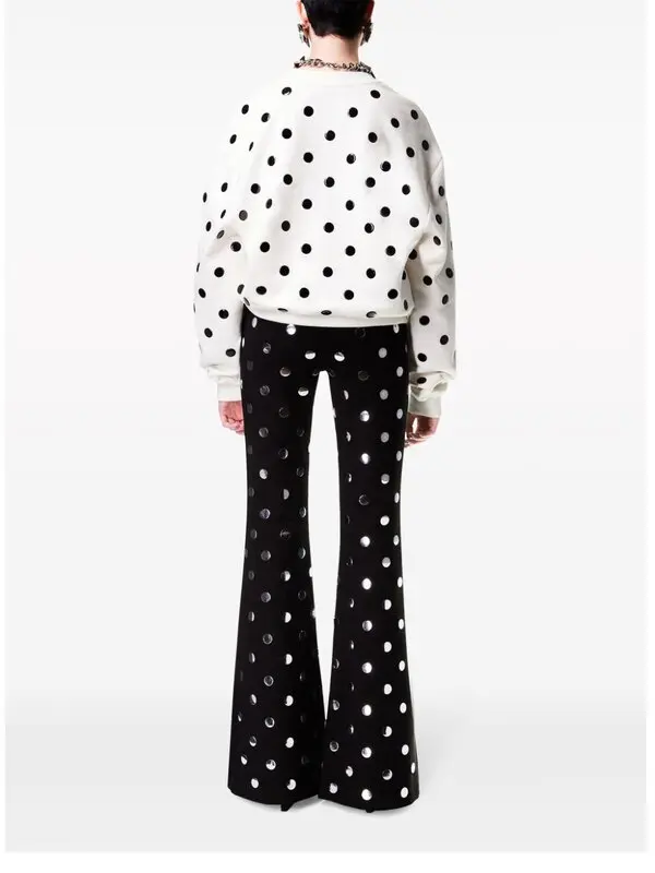 AREA Polka-dot Cotton Sweatshirt