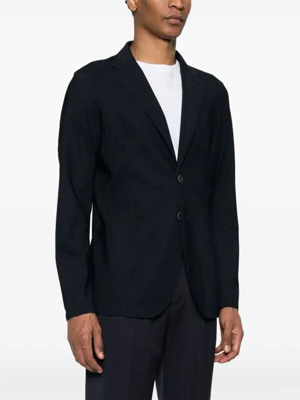 Herno Single-breasted Blazer - Blue
