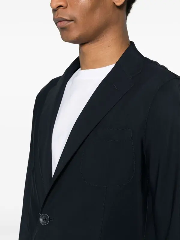 Herno Single-breasted Blazer - Blue