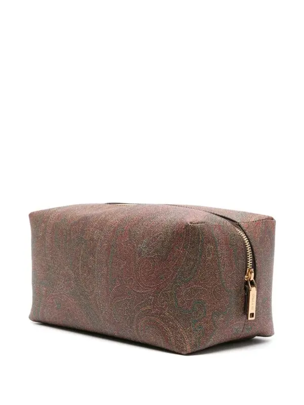 Etro Pegaso-embroidered Paisley-print Wash Bag