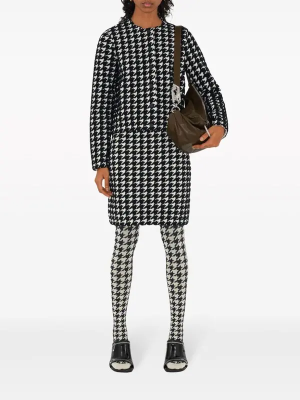 Burberry Houndstooth Crew-neck Jumper