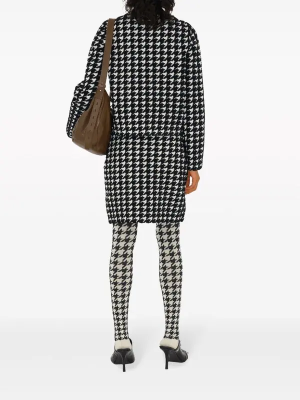 Burberry Houndstooth Crew-neck Jumper