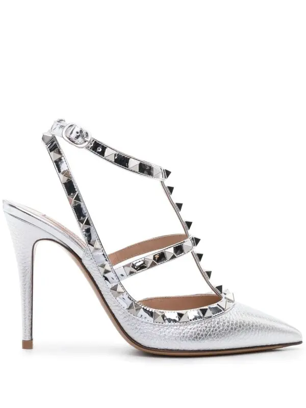 Valentino Garavani Rockstud 100mm Caged Pumps