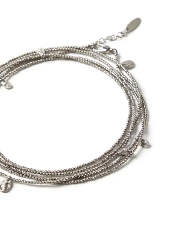 Brunello Cucinelli Logo-plaque Polished-finish Bracelet