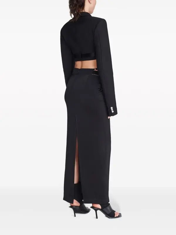DION LEE Interlock Tuxedo Cropped Blazer