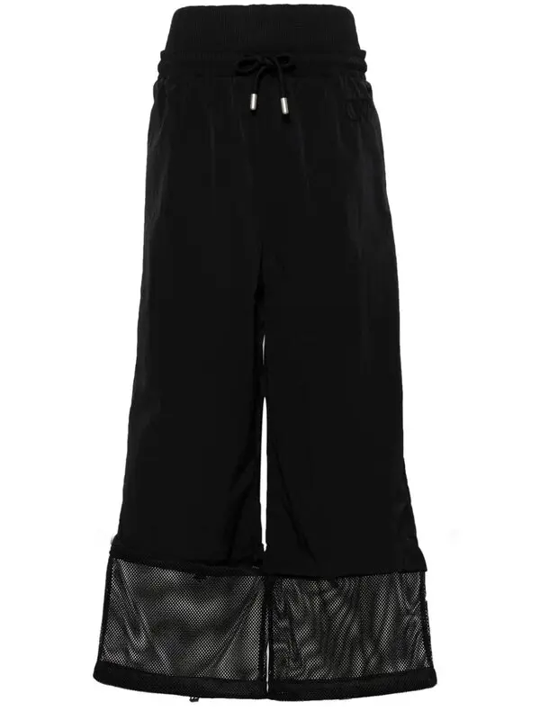 Off-White High-waist Wide-leg Trousers