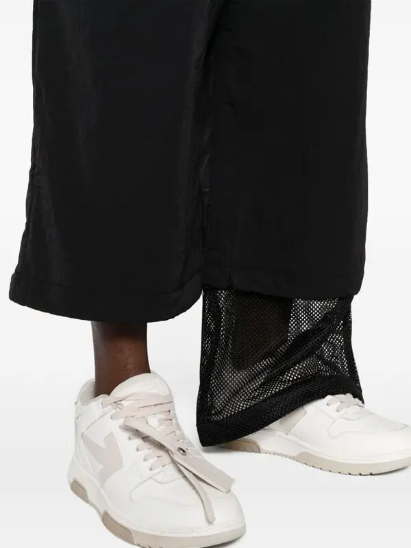 Off-White High-waist Wide-leg Trousers