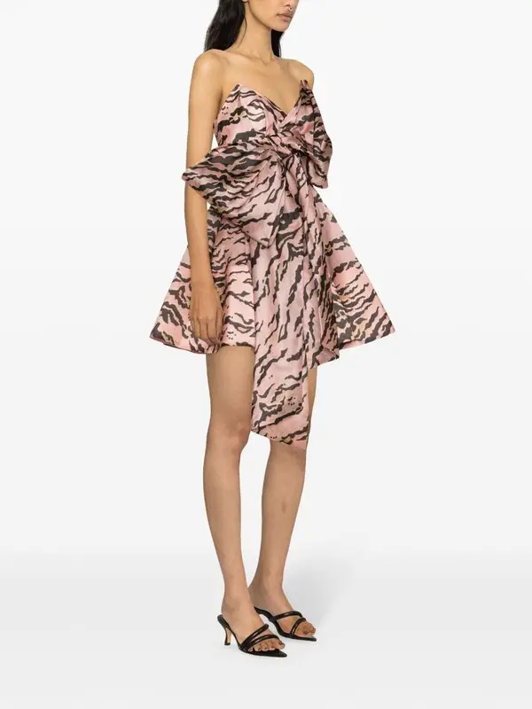 Zimmermann Matchmaker Oversize-bow Mini Dress
