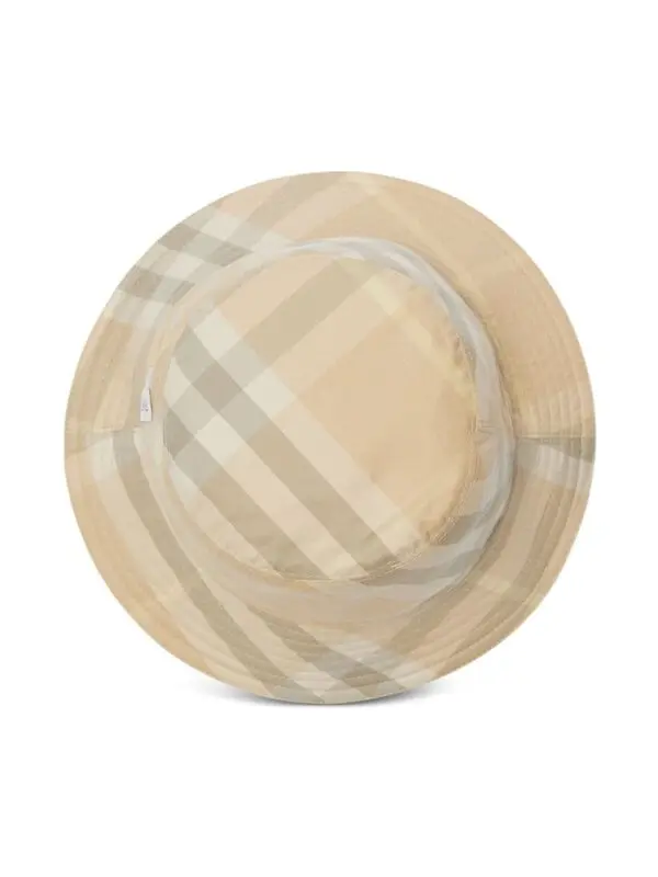 Burberry Check-pattern Reversible Bucket Hat
