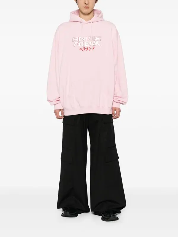 Vetements Anime Freak Cotton-blend Hoodie