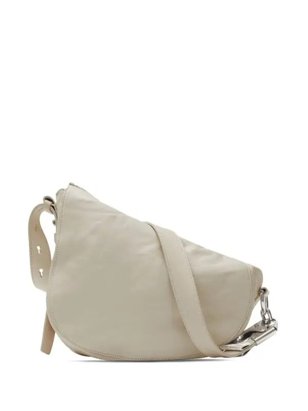 Burberry Small Knight Leather Shoulder Bag - Neutrals