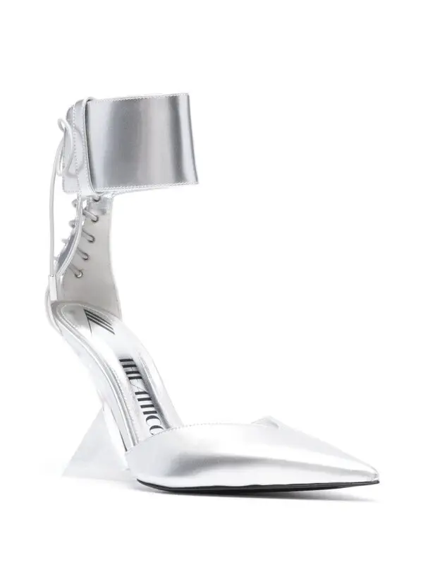 Attico Morgan 105mm Pumps - Silver