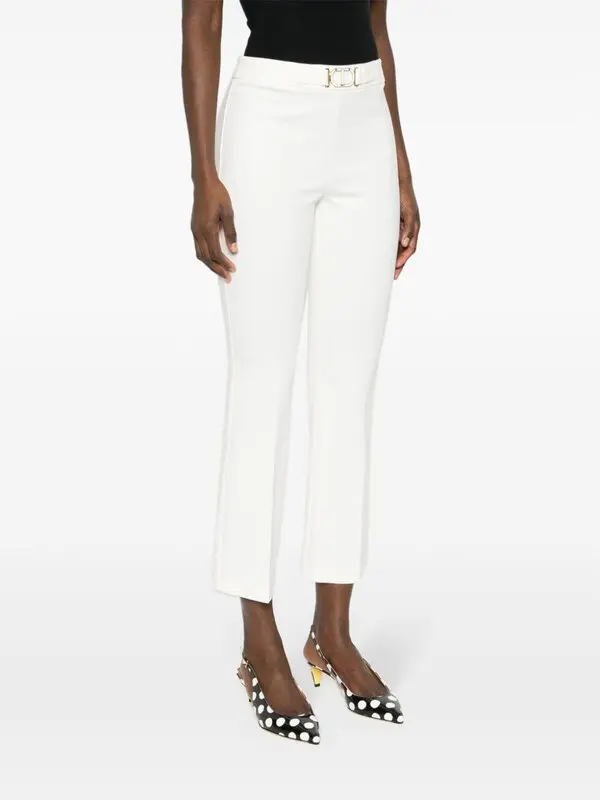 TWINSET Logo-plaque Straight-leg Trousers
