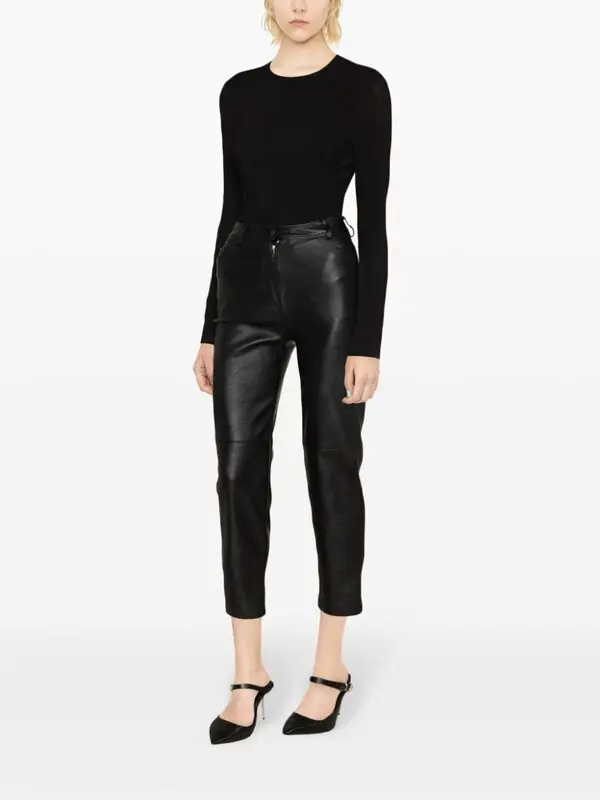 Versace Boned Crepe Bodysuit
