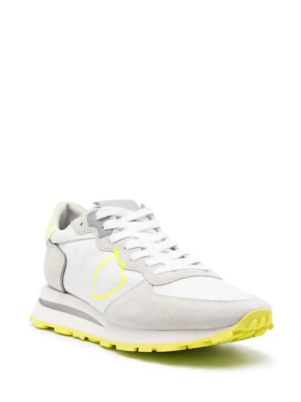 Philippe Model Logo-print Panelled Sneakers - White