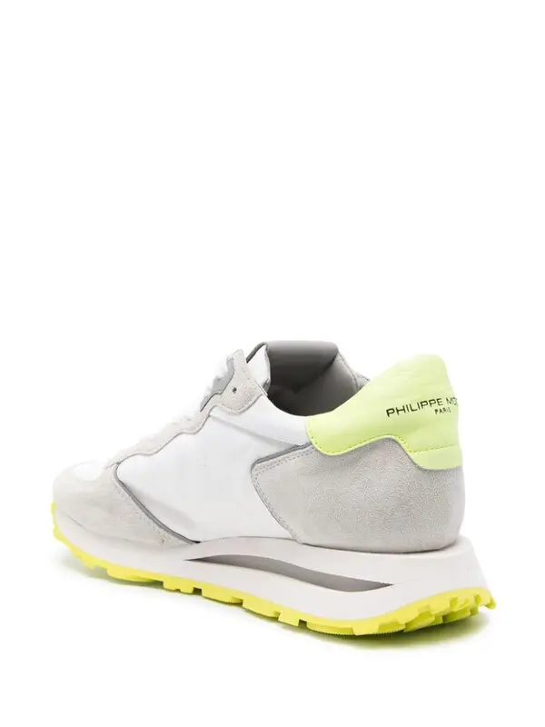 Philippe Model Logo-print Panelled Sneakers - White