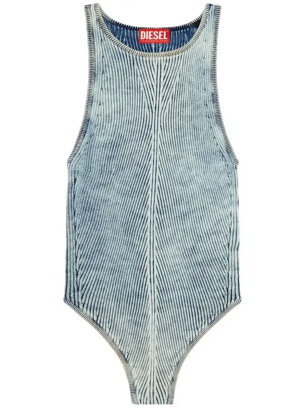 DIESEL® M-tansy Sleeveless Denim Bodysuit