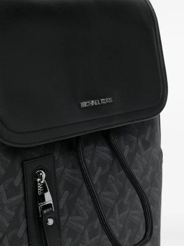 Michael Kors Hudson Empire Signature Logo Leather Backpack