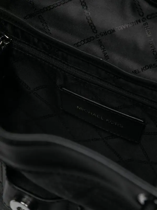 Michael Kors Hudson Empire Signature Logo Leather Backpack