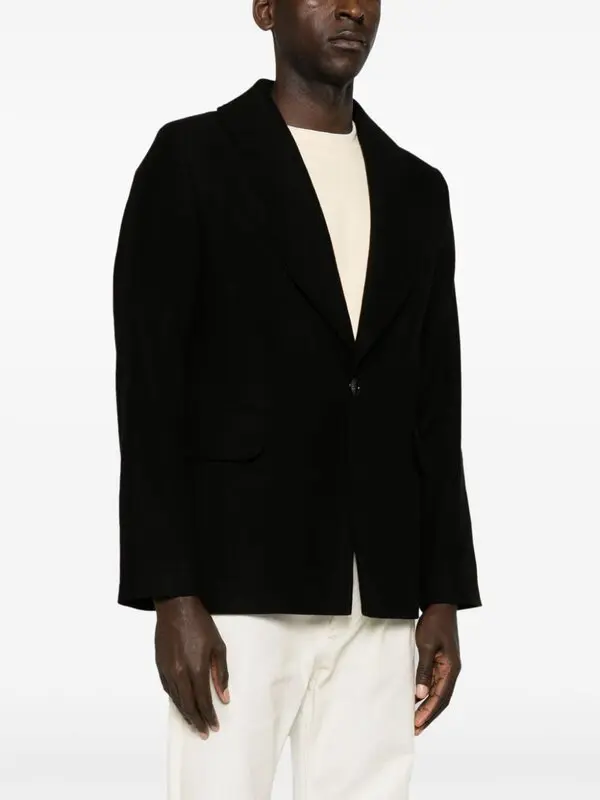 Séfr Curved-lapels Single-breasted Blazer
