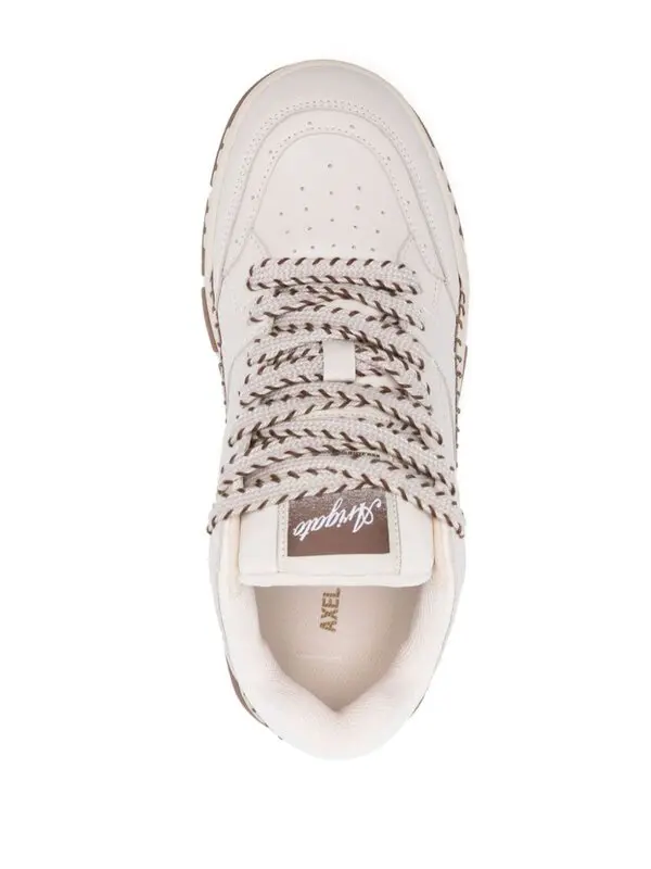 Axel Arigato Area Lo Leather Sneakers - Neutrals