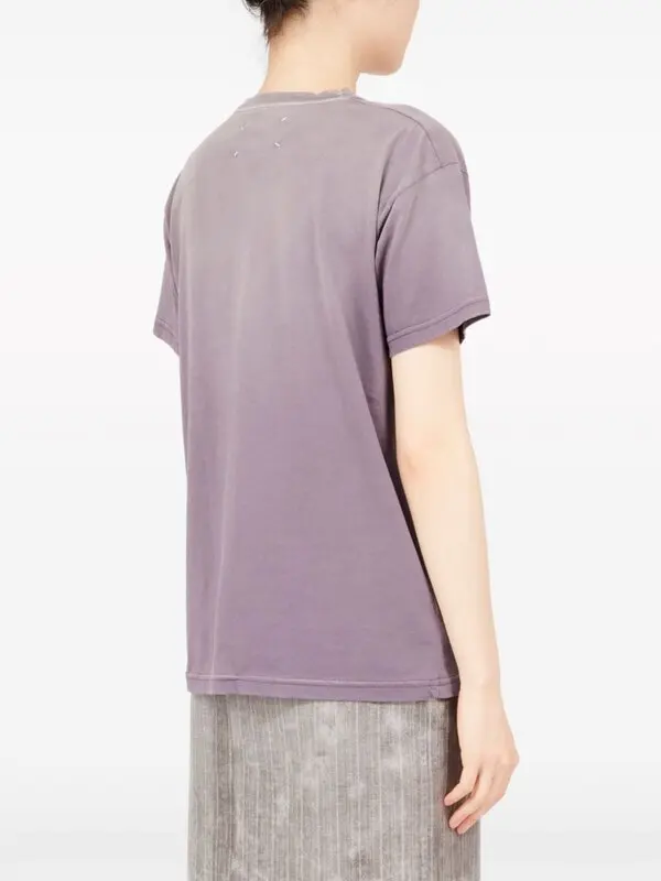 MAISON MARGIELA Reverse Logo-print T-shirt - Purple