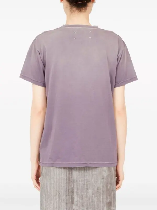 MAISON MARGIELA Reverse Logo-print T-shirt - Purple