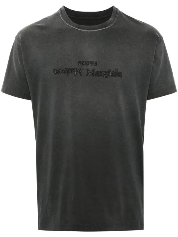 MAISON MARGIELA Reverse Logo T-shirt - Black