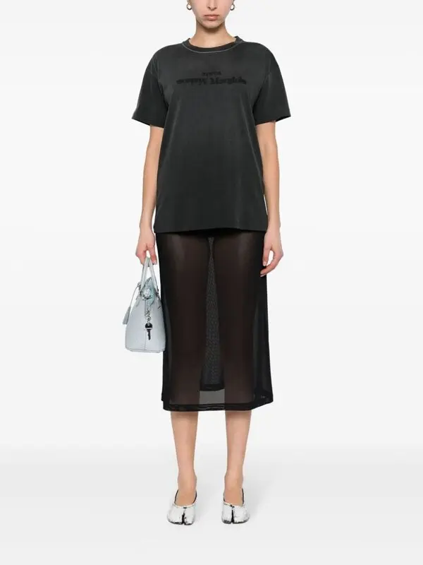 MAISON MARGIELA Reverse Logo T-shirt - Black