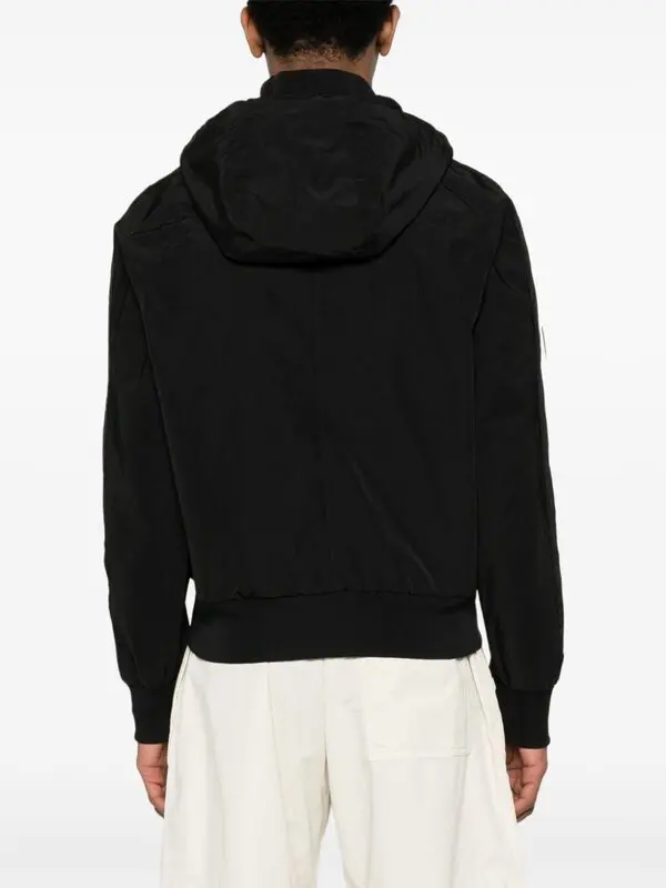 Palm Angels Monogram-embroidered Track Jacket - Black