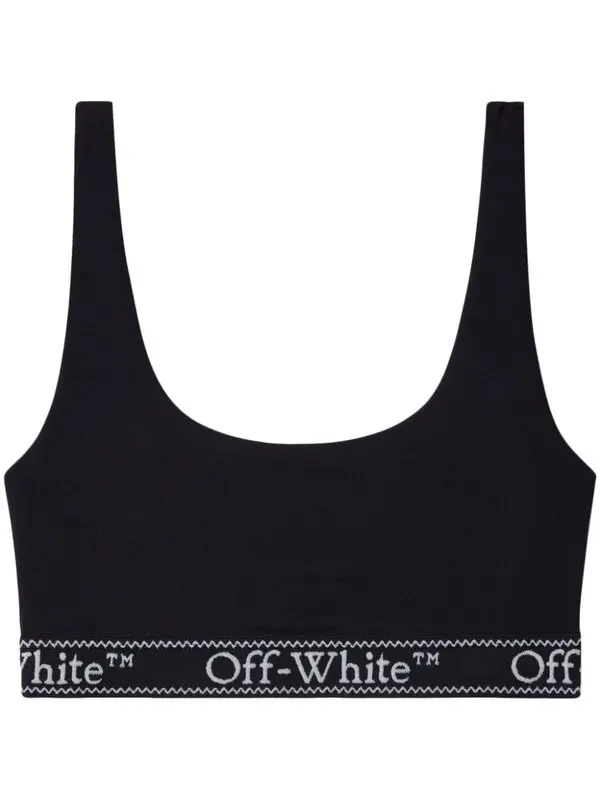 Off-White Logo-underband Crop Top