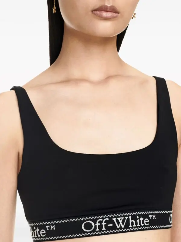 Off-White Logo-underband Crop Top
